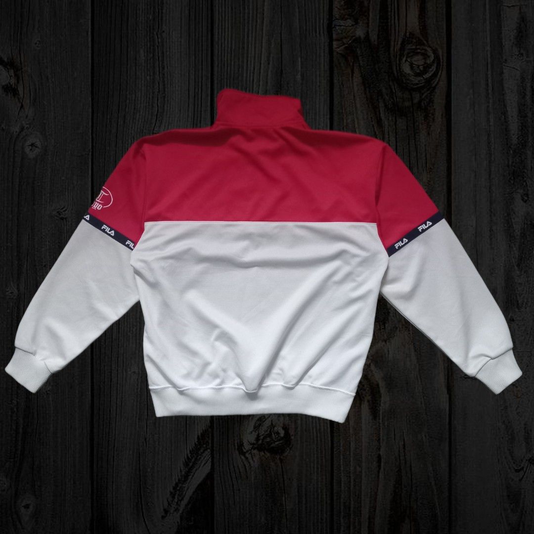 Jaket Tracktop Fila Vintage Halfzip THRIFT SECOND BEKAS, Fesyen Pria, Pakaian , Baju Luaran di ...