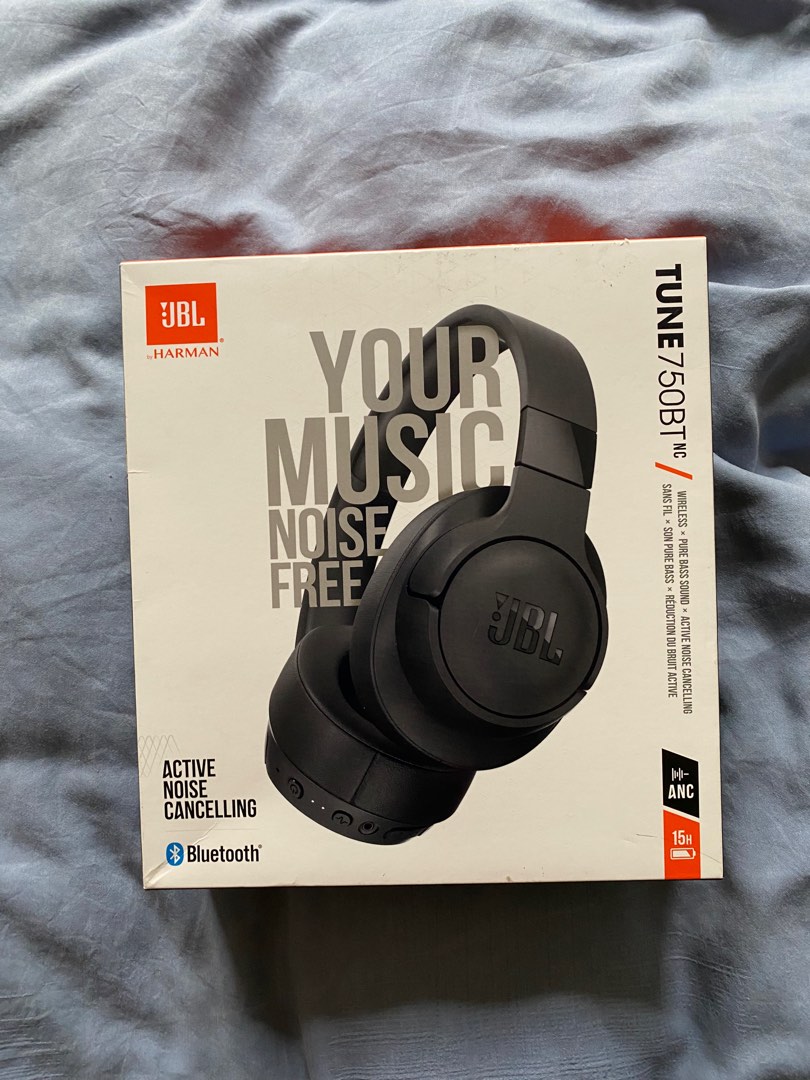 JBL Tune 750BT Noise Cancelling, Audio, Headphones & Headsets on Carousell
