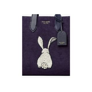 Kate Spade Manhattan Bunny Large Tote Bag In Multi, Luxury, Bags ...