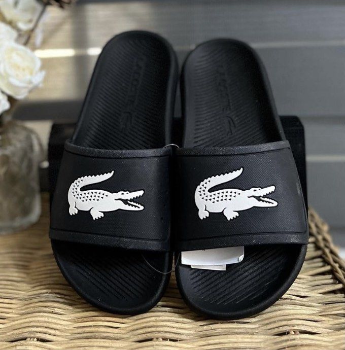 Lacoste Slides Women, Women's Fashion, Footwear, Flats & Sandals on ...