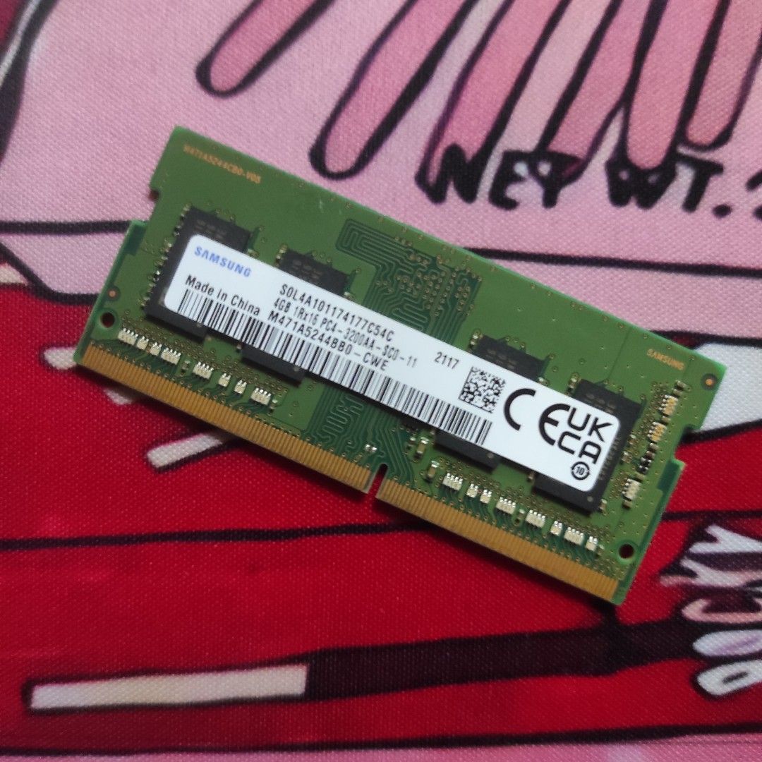 Laptop 3200Mhz RAM 4gb Samsung, Computers & Tech, Parts & Accessories ...