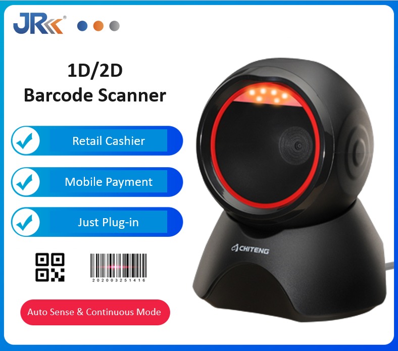 LASER BARCODE SCANNER 20 LINES DESKTOP OMNIDIRECTIONAL BARCODE READER ...