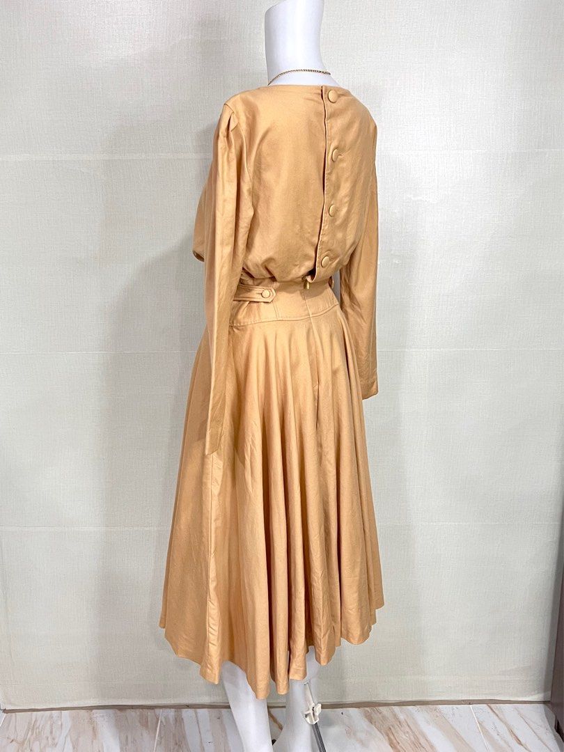 Lausanne Camel Color Dress, Women's Fashion, Dresses & Sets, Dresses on ...