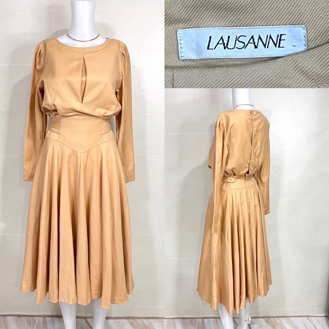 Lausanne Camel Color Dress, Women's Fashion, Dresses & Sets, Dresses on ...