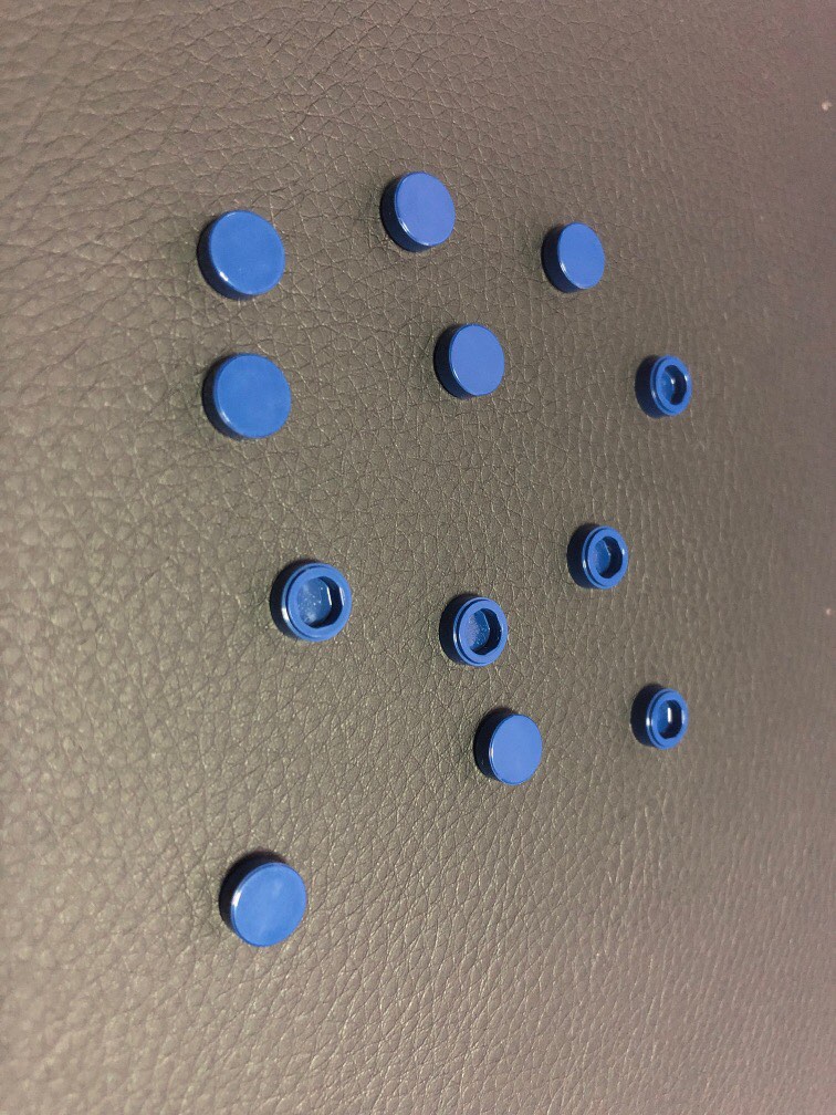 Lego Dark Blue Tile, Round 1x1 (12 pieces), Hobbies & Toys, Toys ...