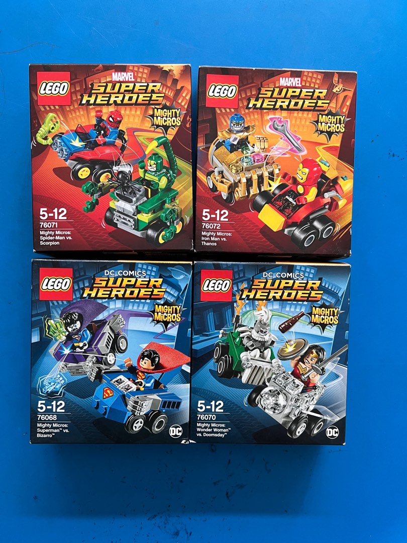 Lego Superheroes Micro 76071 76072 76068 76070, Hobbies & Toys, Toys ...