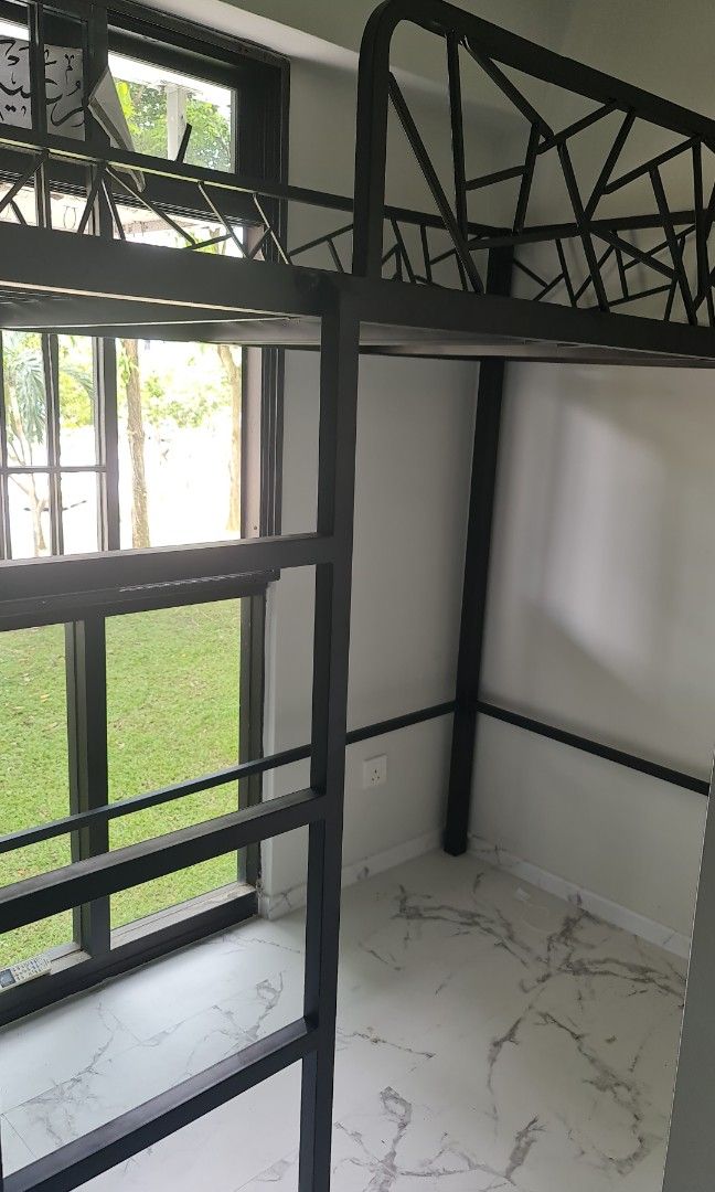 Loft bed - Custom made., Furniture & Home Living, Furniture, Bed Frames ...