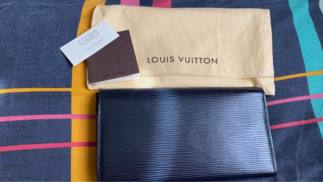 Louis Vuitton black letter wallet, Luxury, Bags & Wallets on Carousell