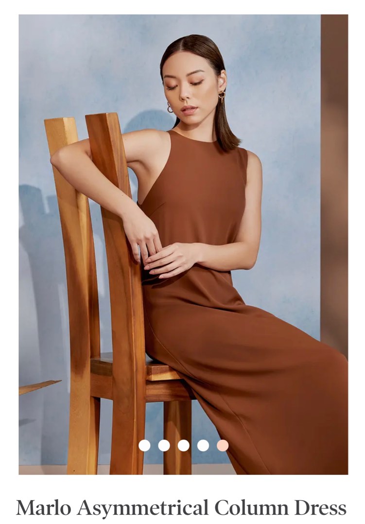 Lovebonito Marlo asymmetrical dress, Women's Fashion, Dresses & Sets ...