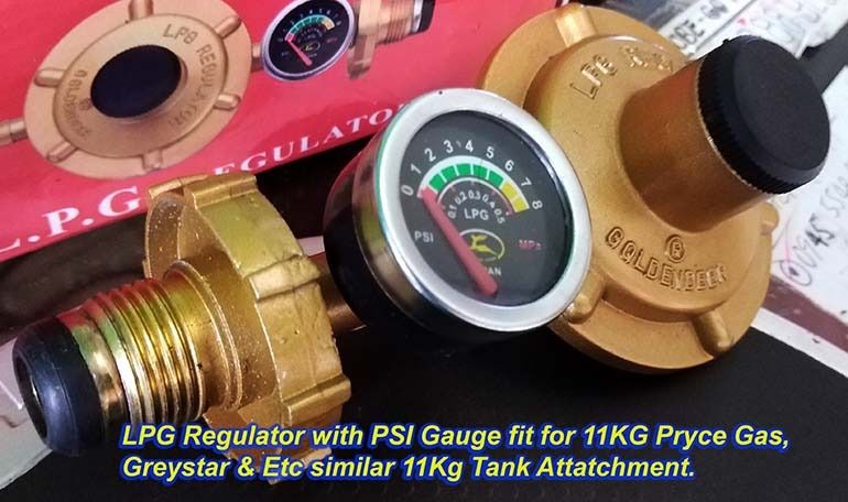 LPG Regulator with Gauge, TV & Home Appliances, Kitchen Appliances, Other Kitchen Appliances on ...