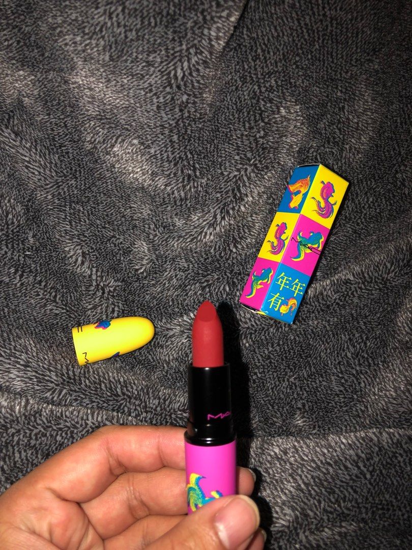 MAC moon masterpiece limited edition powder kiss lipstick, Beauty & Personal Care, Face, Makeup ...