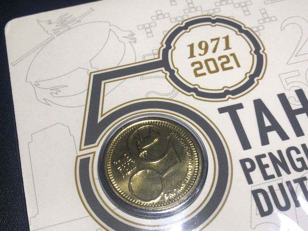 Malaysia RM1 50 tahun penghasilan duit syiling kilang wang coin card, Hobbies & Toys ...
