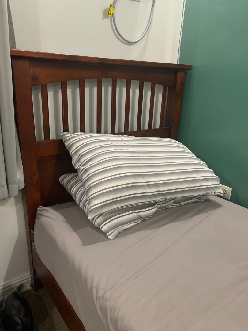 MANDUAE FOAM LILY SINGLE BED FRAME + FLEX PROFILE MATTRESS, Furniture ...