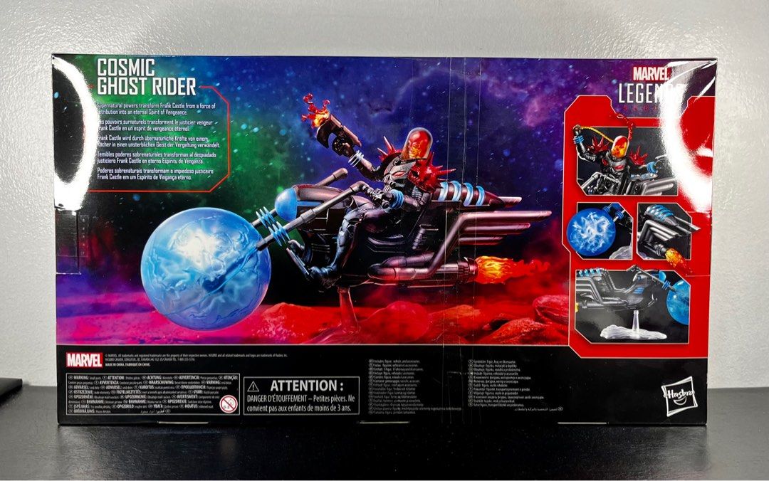 Marvel Legends Rider Series Cosmic Ghost Rider Action Figure Set ...