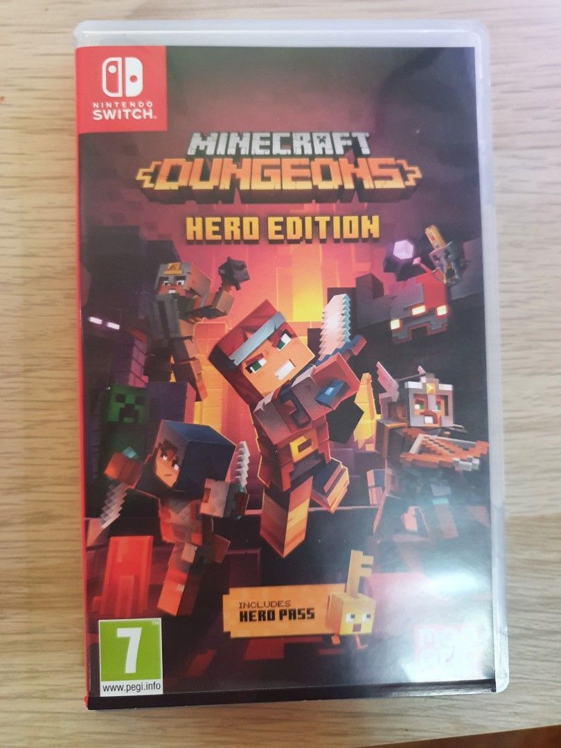 Minecraft Dungeon Hero Edition Nintendo switch game, Video Gaming ...