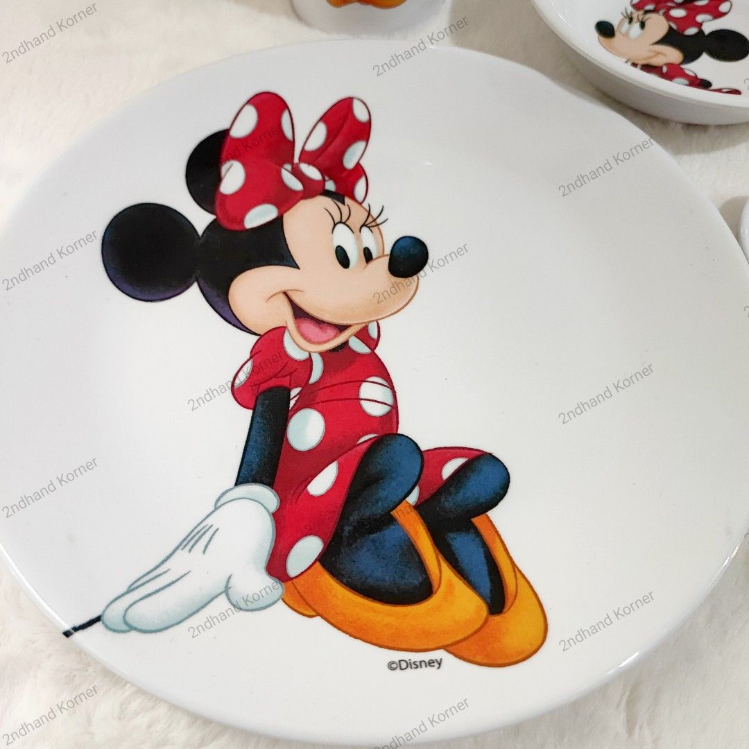 Minnie Mouse Plate Set from Canada, Furniture & Home Living ...