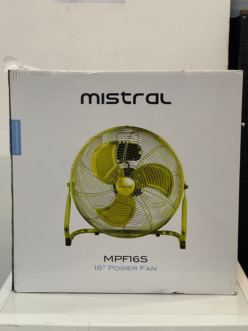 Mistral MPF16S Power Fan, 16", Green Display Set $45, Furniture & Home ...