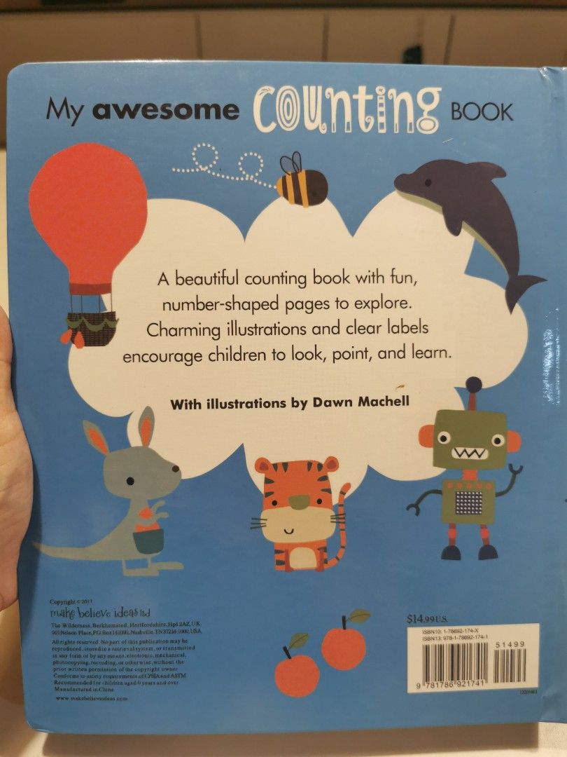 My awesome counting book, Hobbies & Toys, Books & Magazines, Children's ...