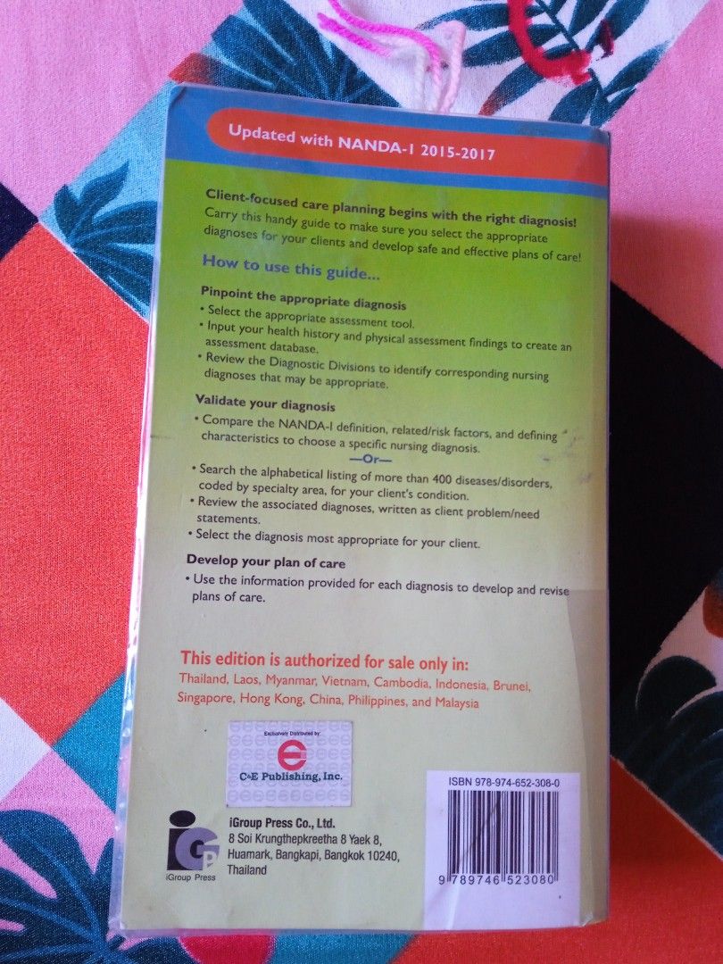 NANDA 14th Edition (Nurse's Pocket Guide), Hobbies & Toys, Books ...