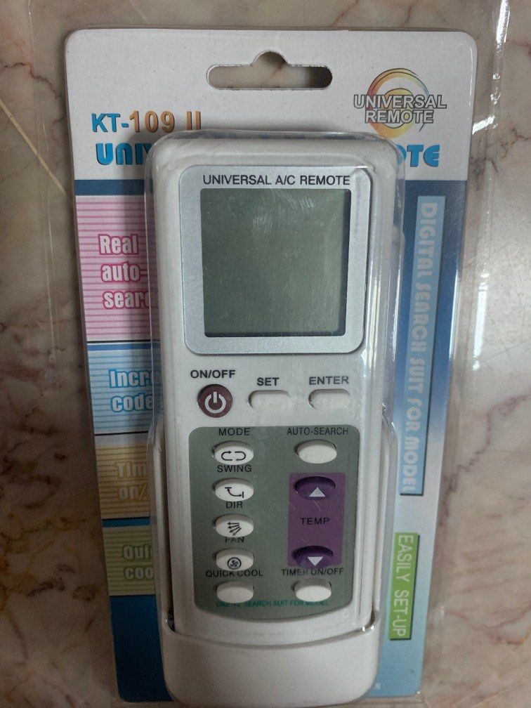 New KT 109 II Universal Aircon Remote Control, TV & Home Appliances ...