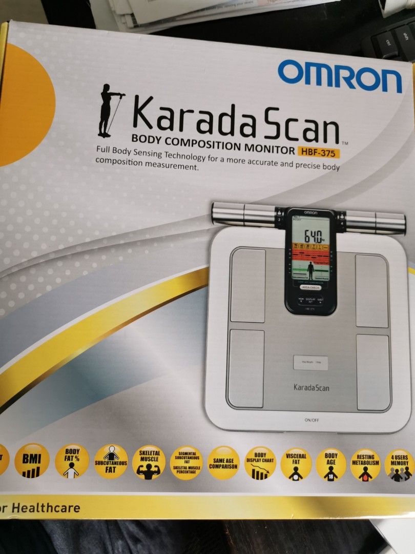 NEW Omron Karada Scan, Health & Nutrition, Health Monitors & Weighing ...