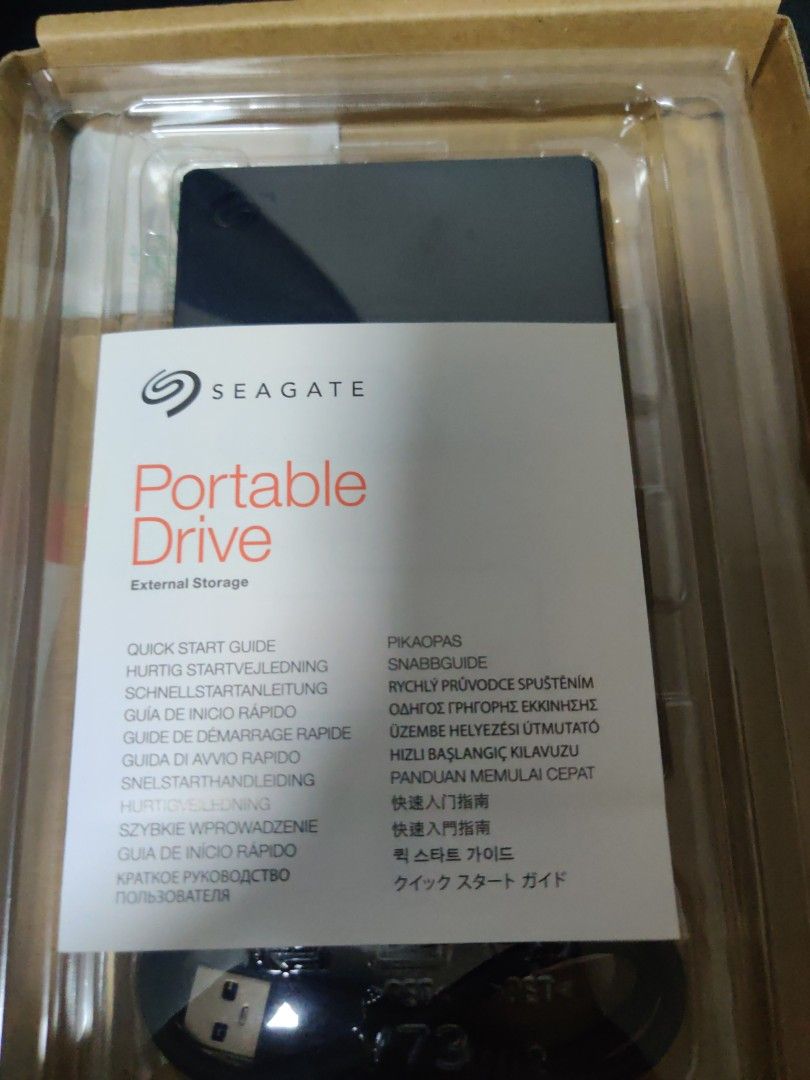 New Seagate External drive 1TB, Computers & Tech, Parts & Accessories ...