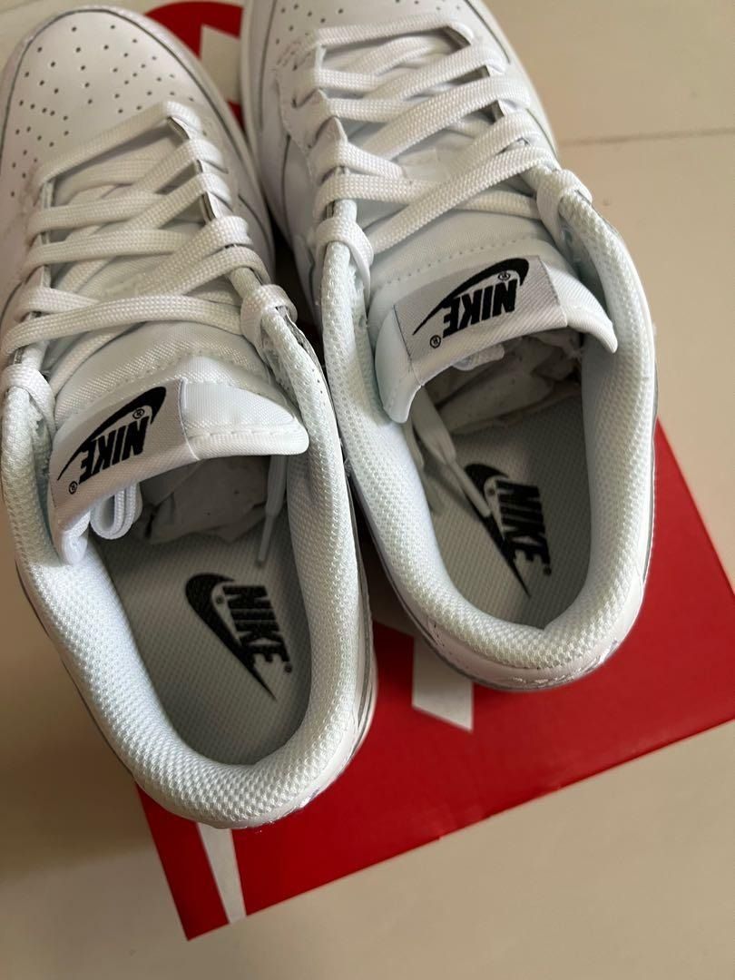 Nike Pure White, Women's Fashion, Footwear, Sneakers on Carousell