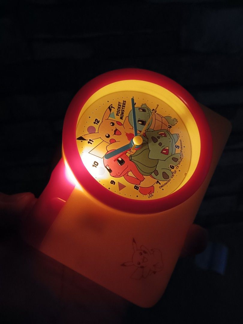 Nintendo Pocket Monster Alarm Clock ( Camera Design ) with box and ...