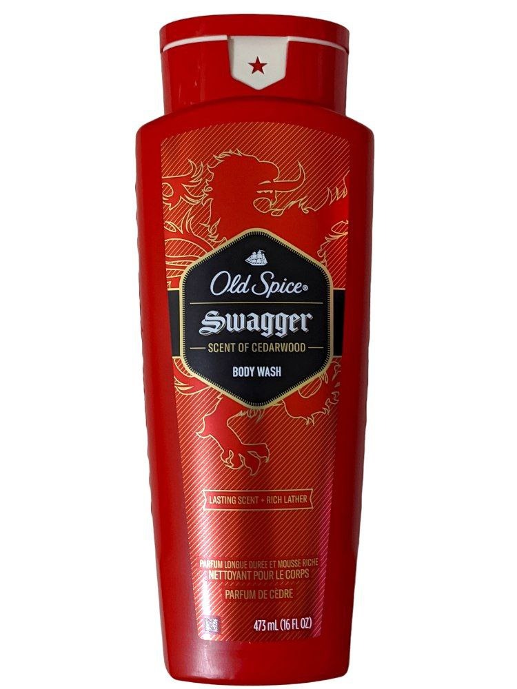Old Spice Men's Body Wash, Swagger Scent, Red Collection 16 Fl Oz ...