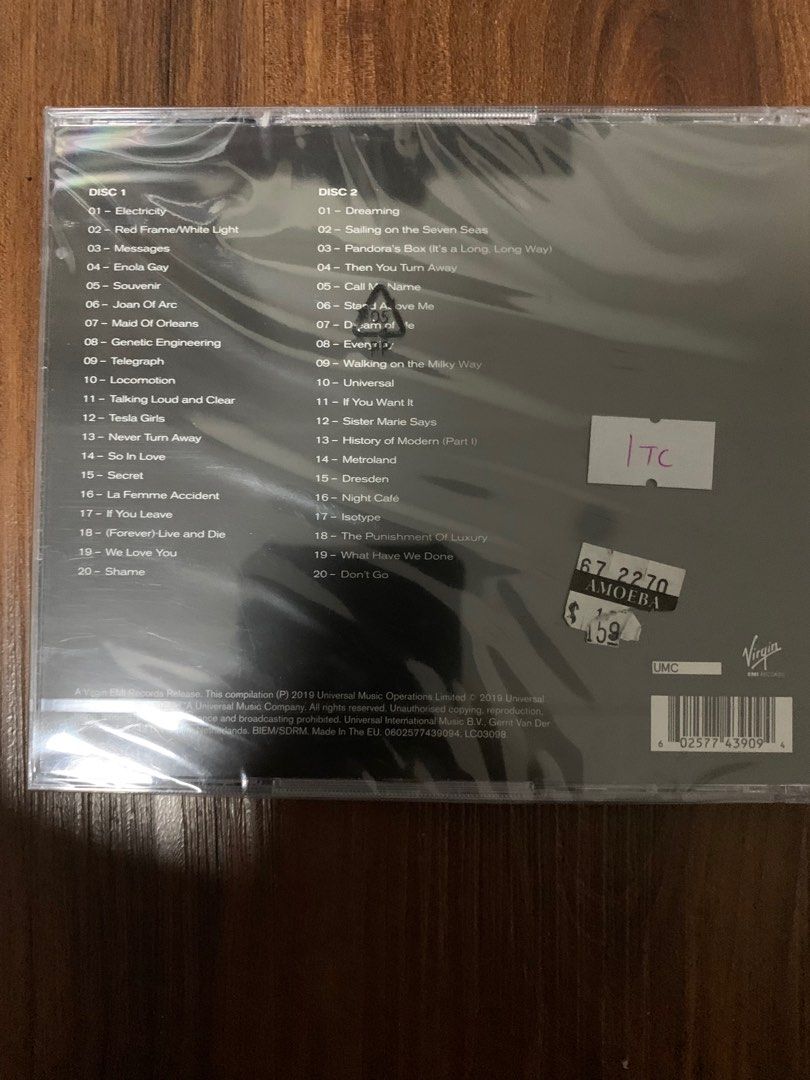 OMD The Best 2 Cds sealed, Hobbies & Toys, Music & Media, CDs & DVDs on Carousell