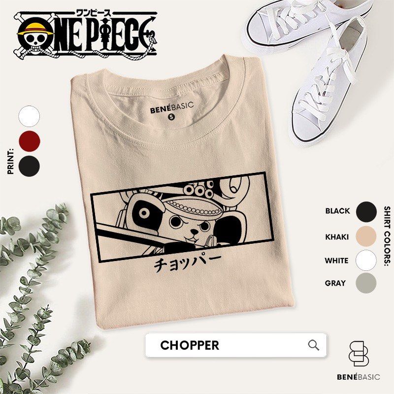 ONE PIECE Anime Tshirt Minimalist Basic Neutral, Men's Fashion, Tops ...