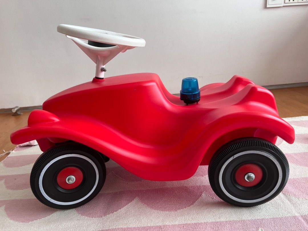 Original BIG Bobby car incl Sirene, Babies & Kids, Infant Playtime on ...