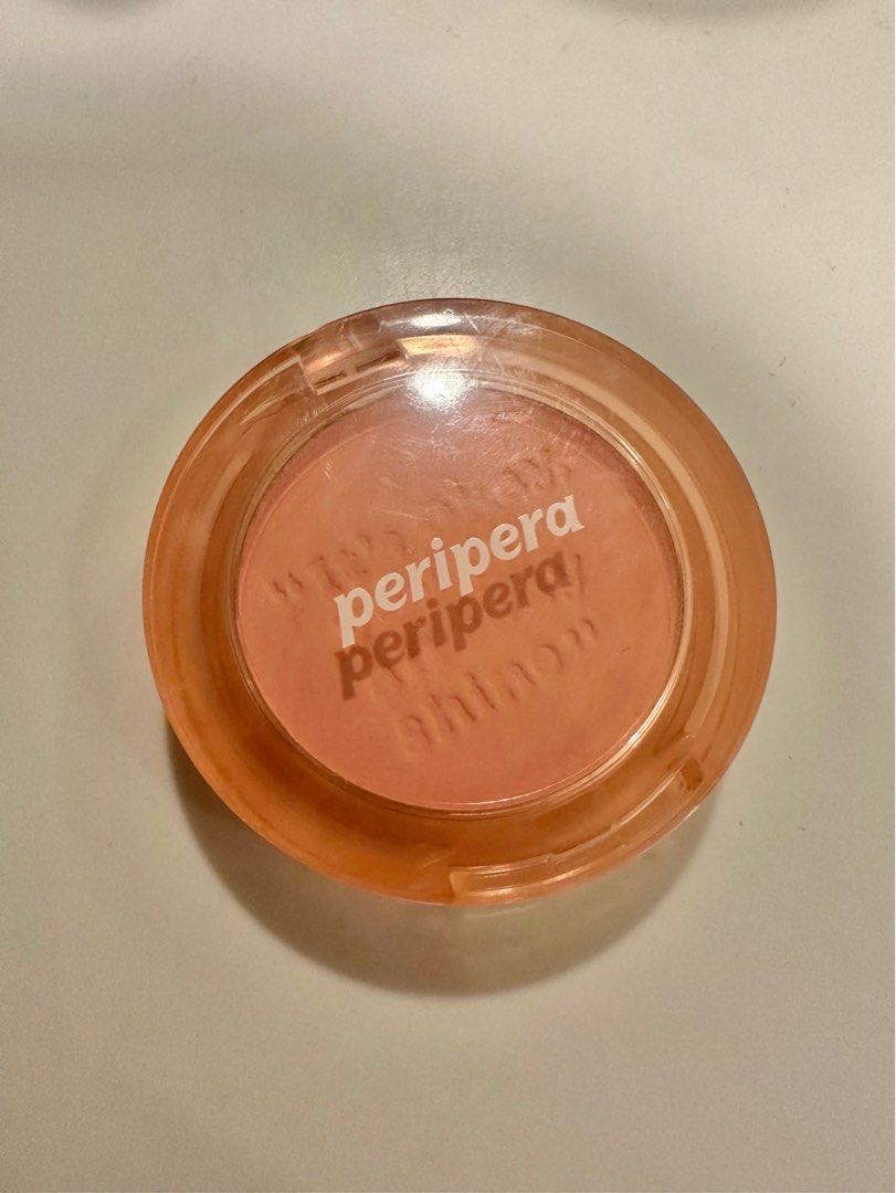 PERIPERA 07 MILKY PEACH pure blushed sunshine cheek, Beauty & Personal ...