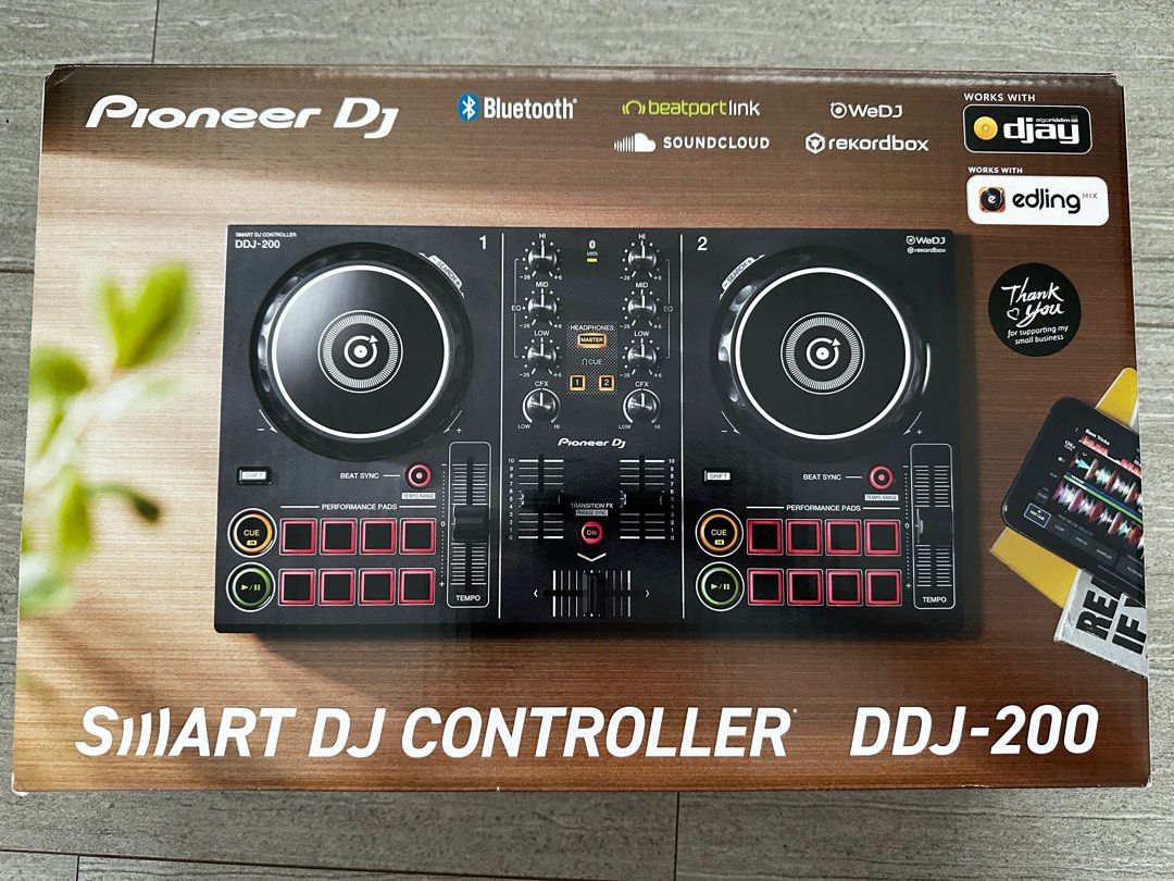 Pioneer Smart DJ Controller DDJ-200, Hobbies & Toys, Music & Media, Musical Instruments on Carousell