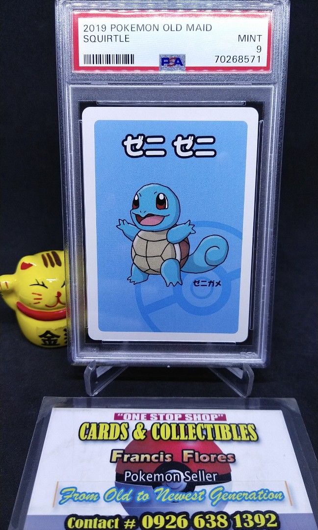 Pokemon GRADED Card - PSA 9: SQUIRTLE (OLD MAID BABANUKI) YEAR 2019 ...