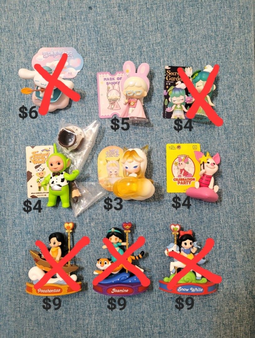 Popmart CLEARANCE Cheap! 52toys, f.un molinta, cinnamoroll, Nancy ...