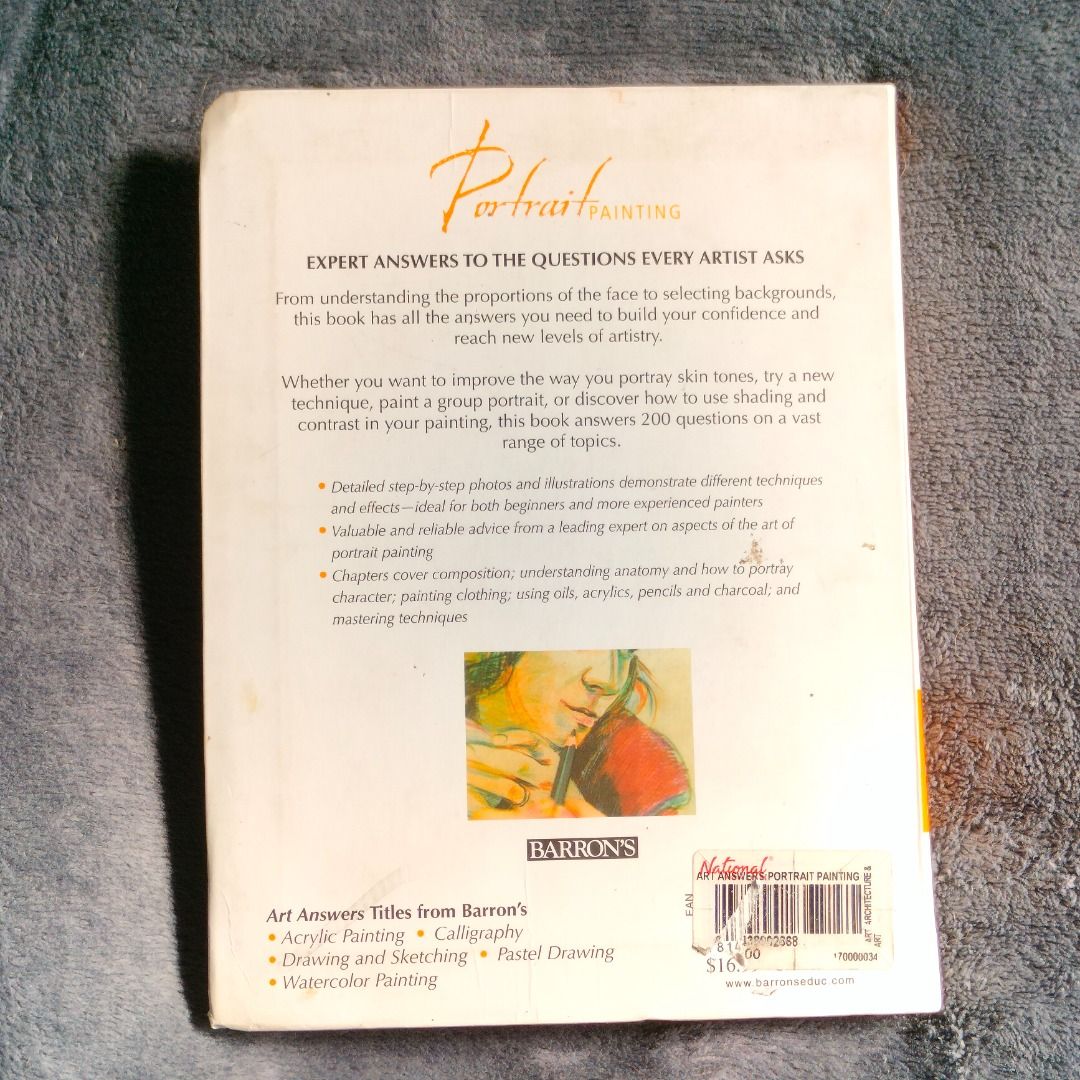 Portrait Painting Book for Beginner Artists, Hobbies & Toys, Books ...