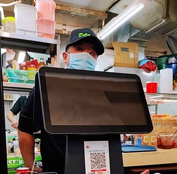 POS system Cashier Payment gateway QR code on Carousell
