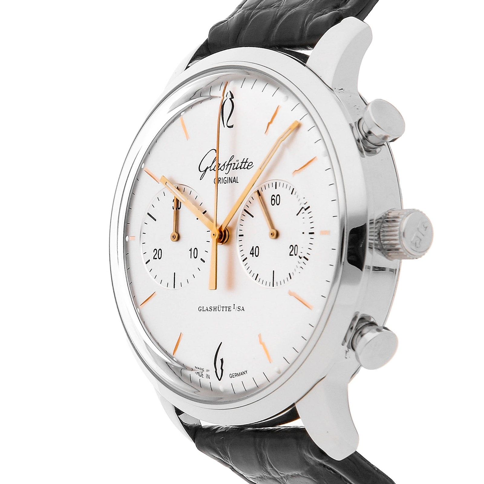 Pre-Owned Glashutte Original Senator Sixties Chronograph 39-, Luxury ...