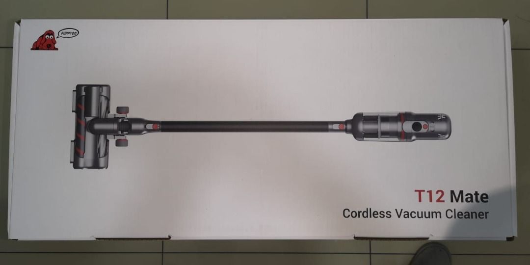 Puppyoo T12 Mate Cyclone Cordless Handheld Stick Vacuum Cleaner with ...