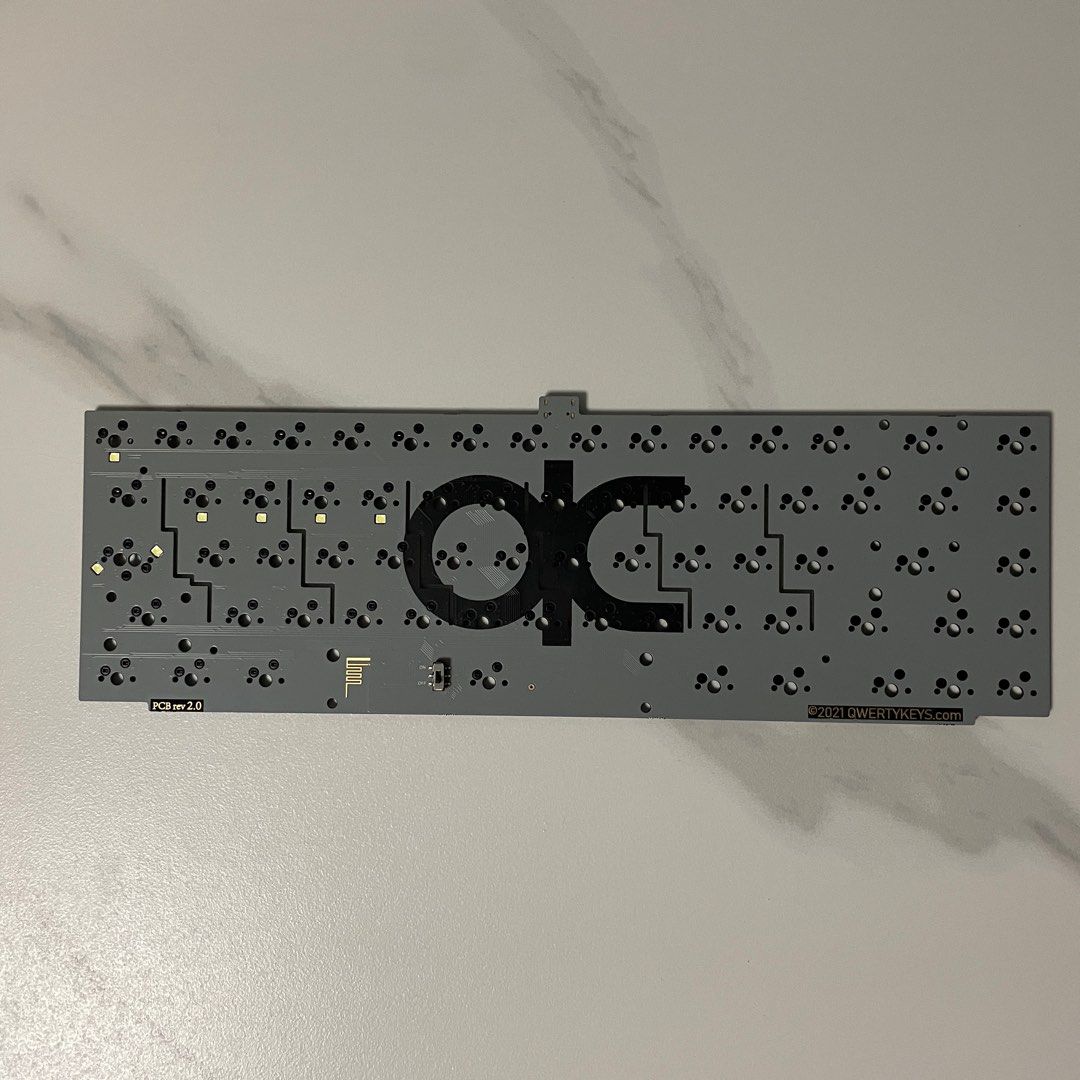 QK65 Bluetooth PCB R2 ANSI Hotswap + battery + poron + PE foam BT ...