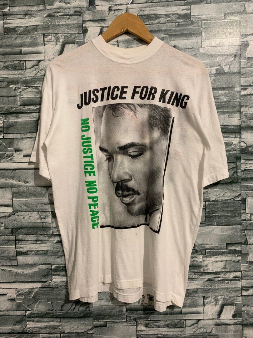 Rare Vintage Rodney King LA Riots "No Justic No Peace", Men's Fashion ...