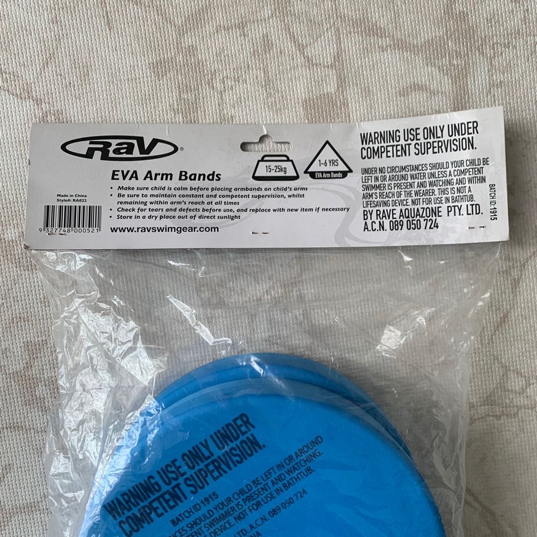 RAV - Kids EVA arm bands and floating belt, Hobbies & Toys, Toys ...
