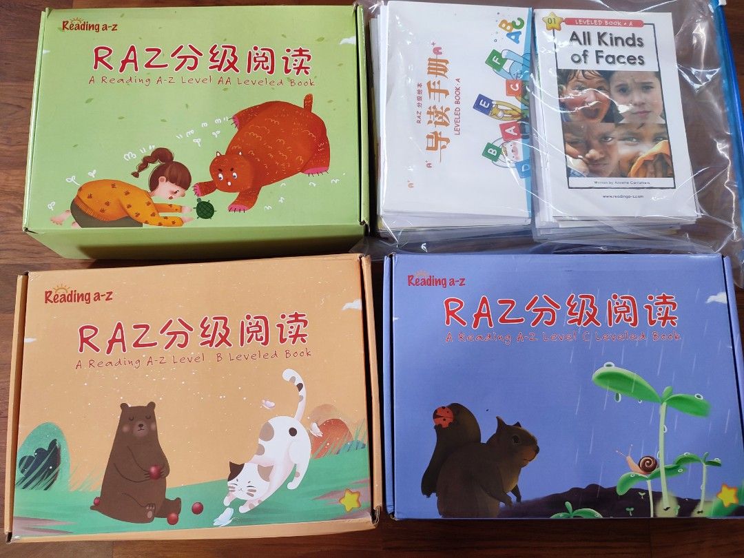 RAZ level AA to C. English story books for children preschoolers toddlers, Hobbies & Toys, Books ...