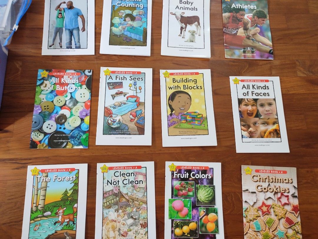 RAZ level AA to C. English story books for children preschoolers ...