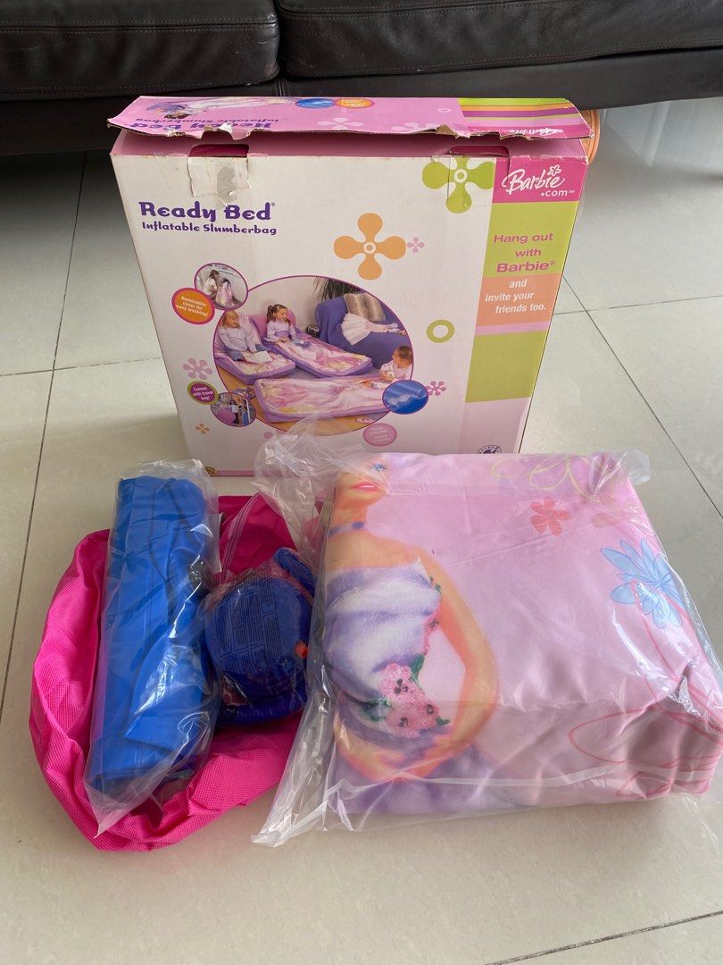 Ready Bed - Inflatable Slumberbag (Sleeping Bag) Barbie, Hobbies & Toys ...
