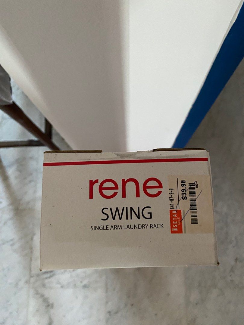 Rene Single Arm Laundry Rack, Furniture & Home Living, Home Improvement ...