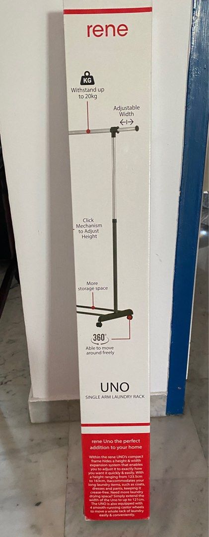 Rene Single Arm Laundry Rack, Furniture & Home Living, Home Improvement ...