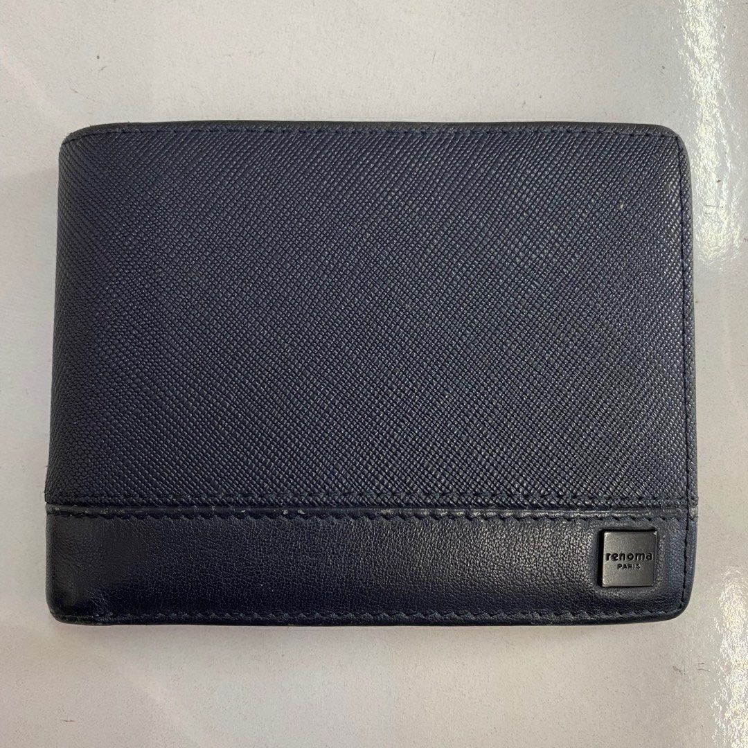 Renoma Men Bi-Fold Cards Wallet Navy Blue, Men's Fashion, Watches ...