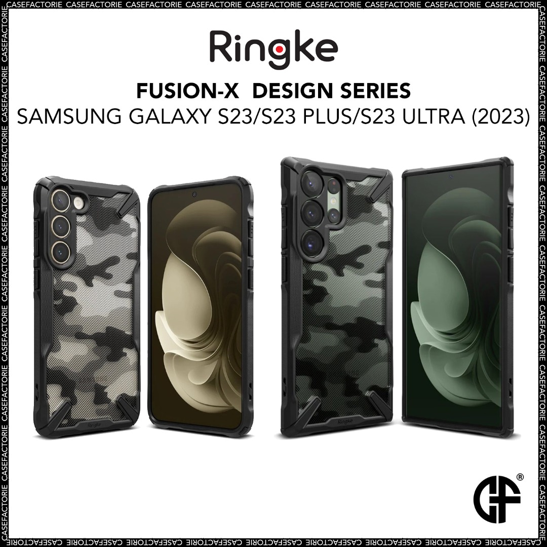 Ringke Fusion X Design Case for Samsung Galaxy S23/S23 Plus/S23 Ultra ...